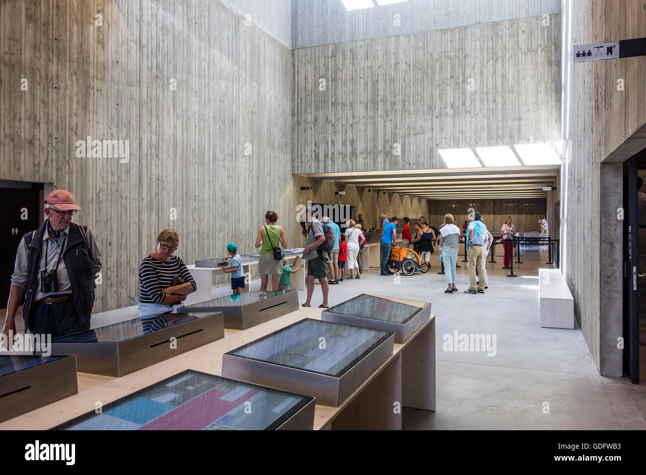 Entrance of the visitors centre / Visitor center of the Zwin Nature ...