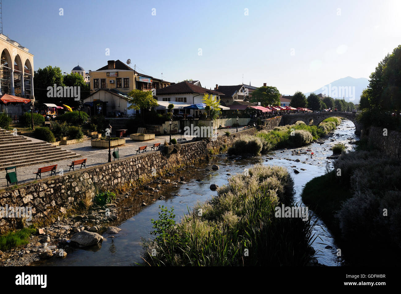 Prizren Bistrica river in Prizren, Kosovo Stock Photo - Alamy