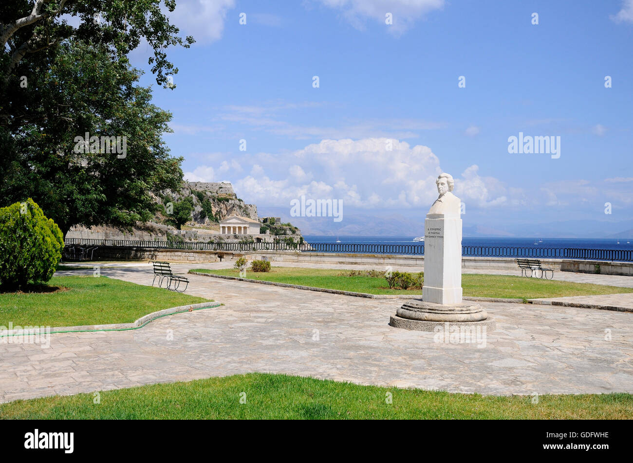 Statue of dionysios solomos hi-res stock photography and images - Alamy