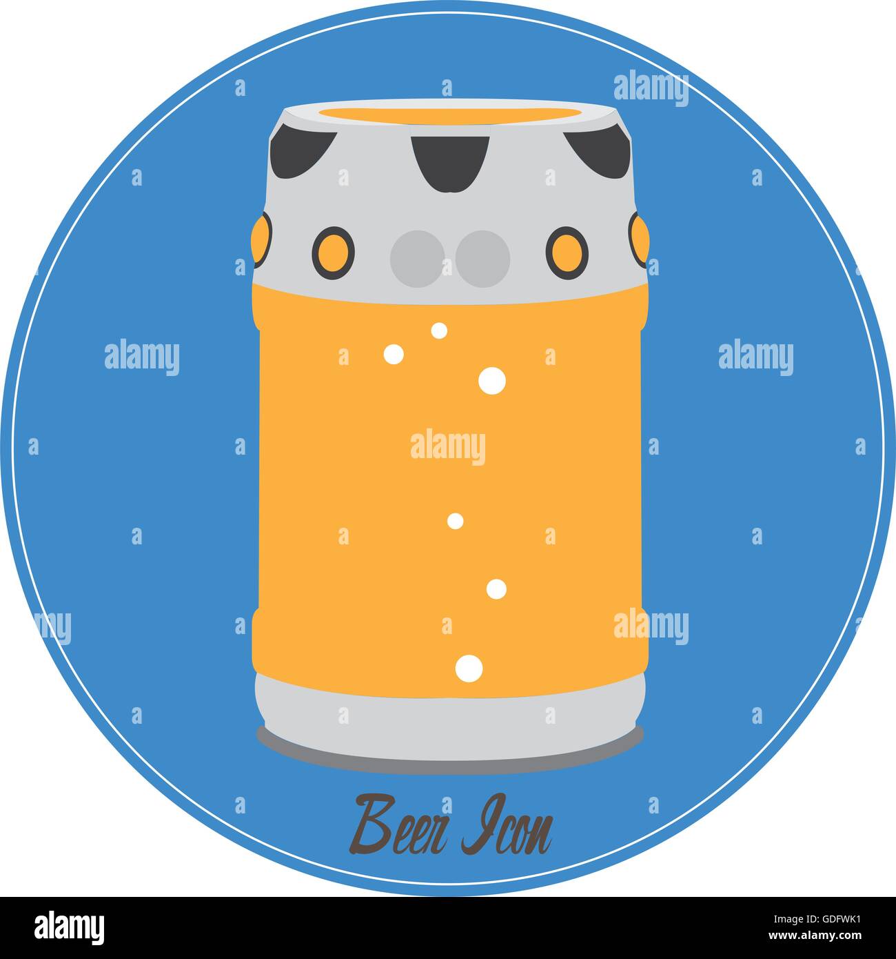 Isolated beer can, Vector illustration Stock Vector Image & Art - Alamy