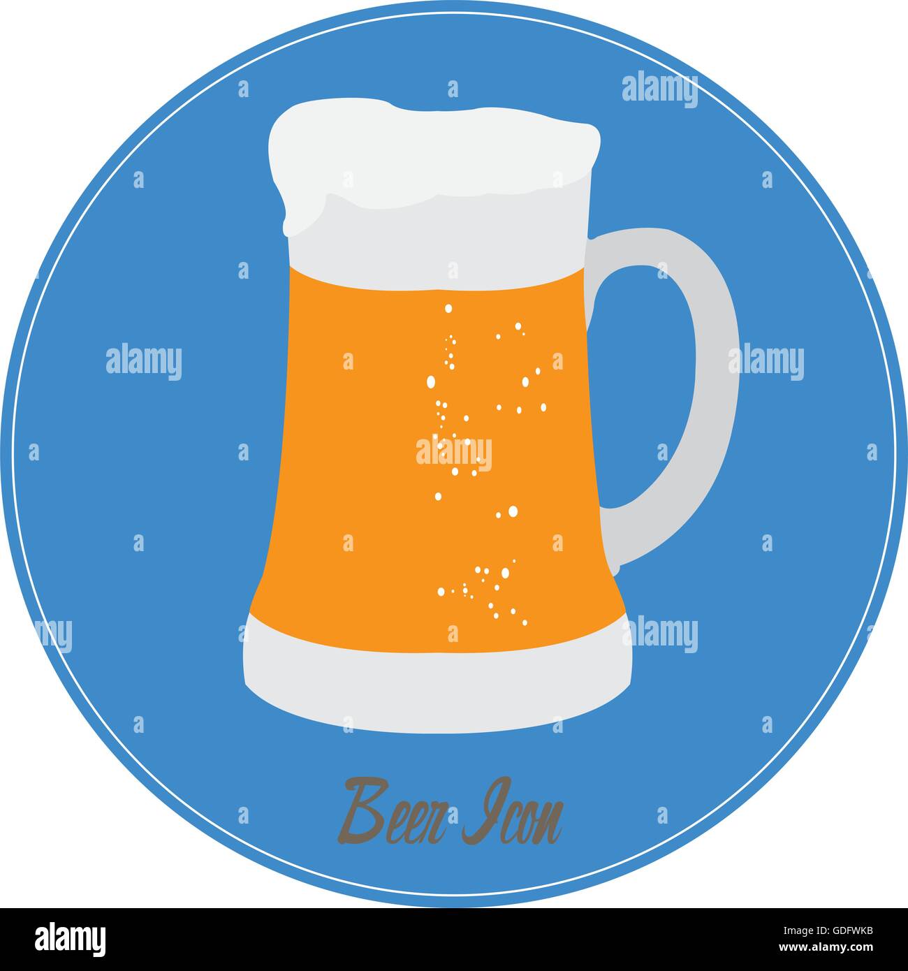 Isolated beer mug, Vector illustration Stock Vector Image & Art - Alamy