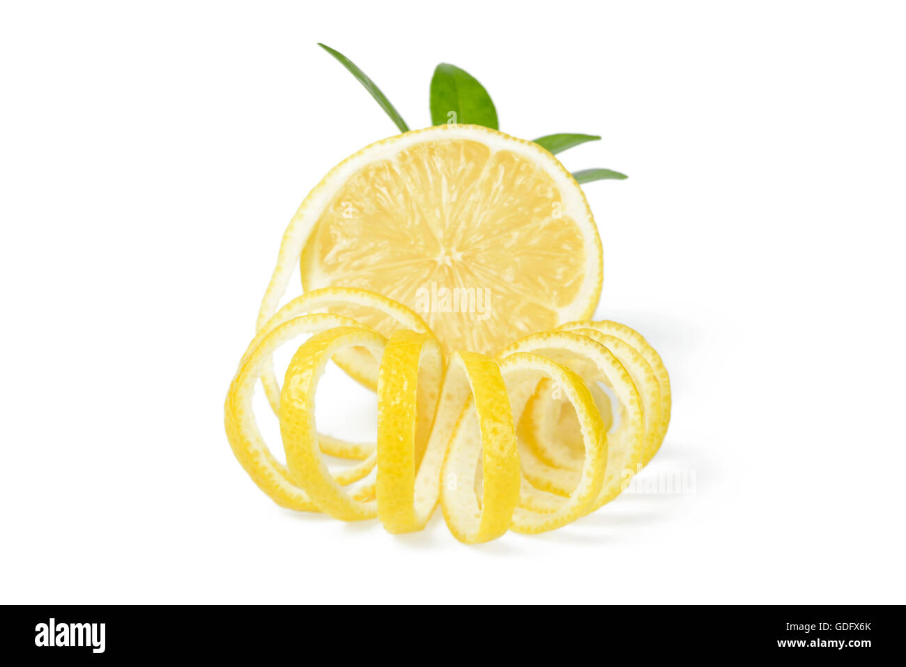 Whole and half lemon Cut Out Stock Images & Pictures - Alamy