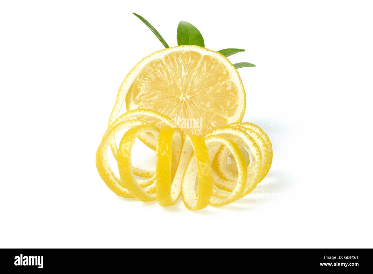 Fresh half lemon on Cut Out Stock Images & Pictures - Alamy