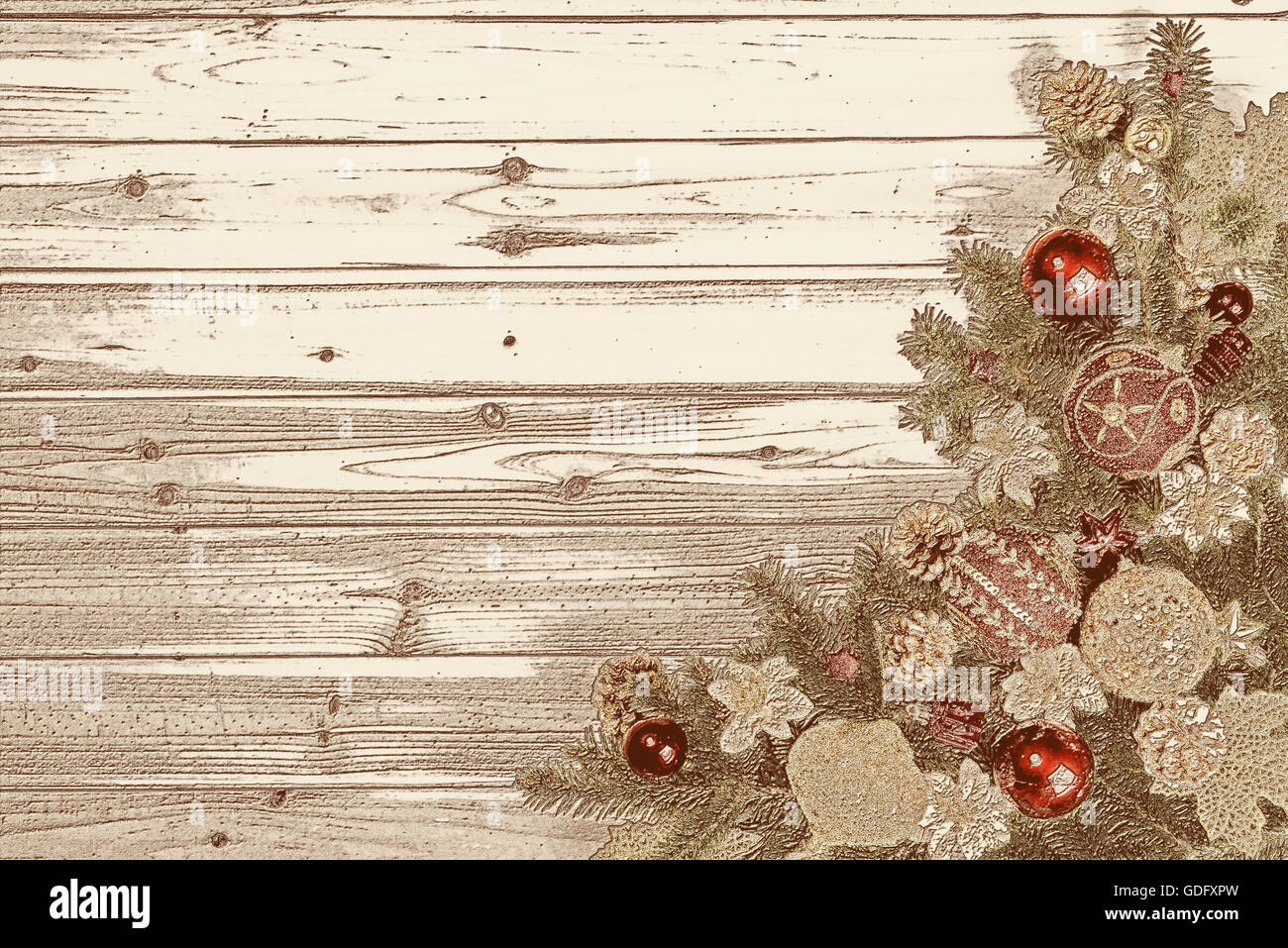 old relief of christmas decorations Stock Photo - Alamy