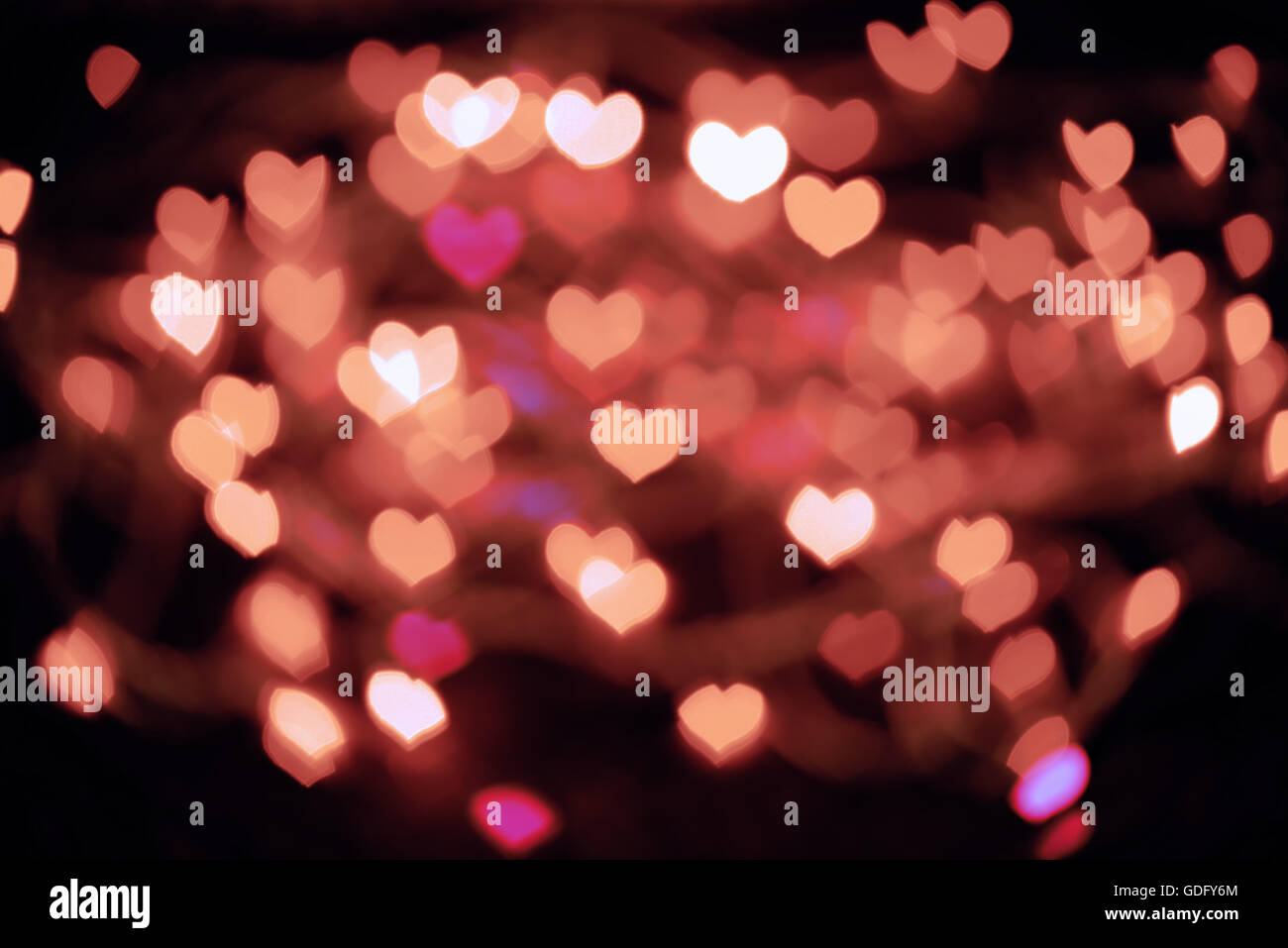heart bokeh background Stock Photo - Alamy