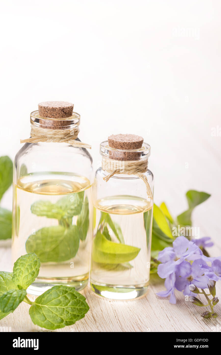 Mint oil beauty hi-res stock photography and images - Alamy