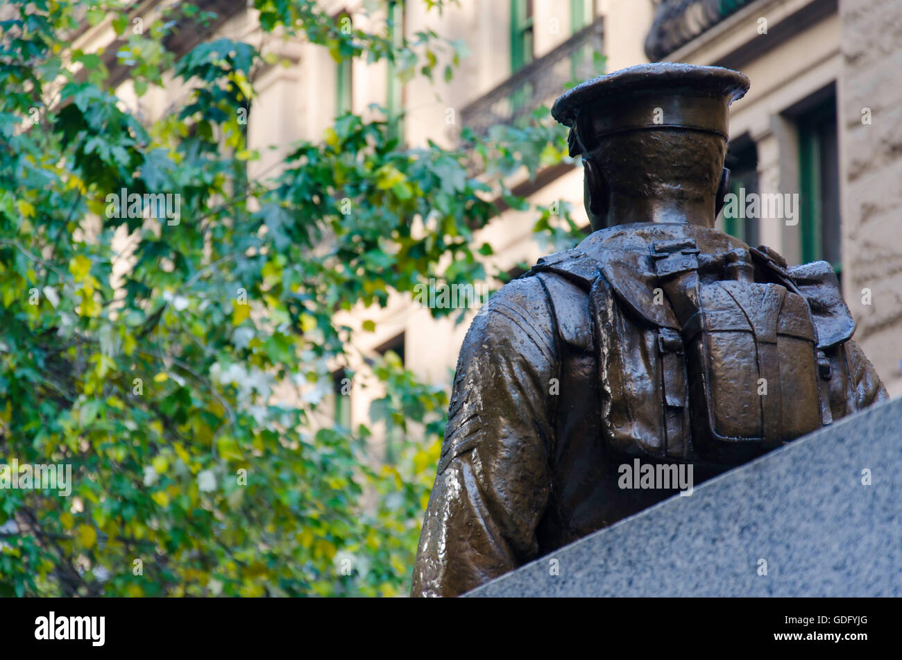 Bronze statues stand tall in Martin Place, Sydney as part of the ...