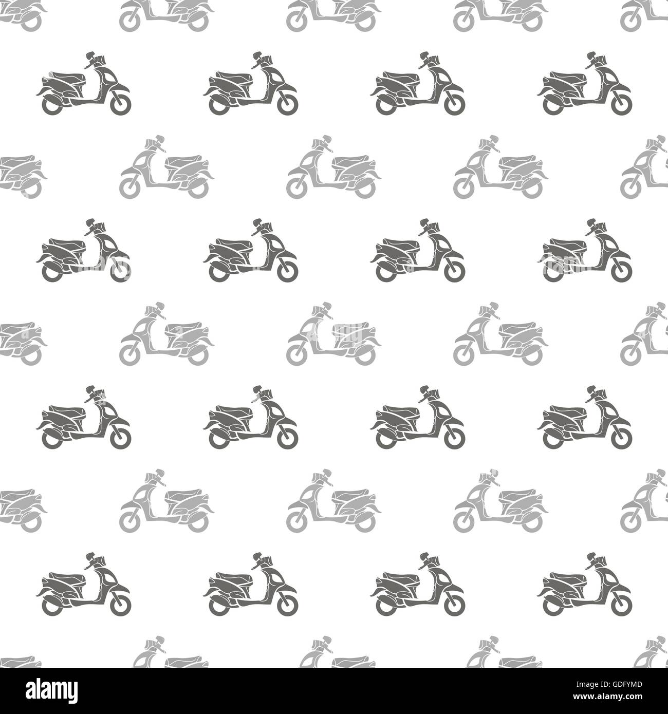 Seamless Scooter Pattern Stock Vector Image & Art - Alamy