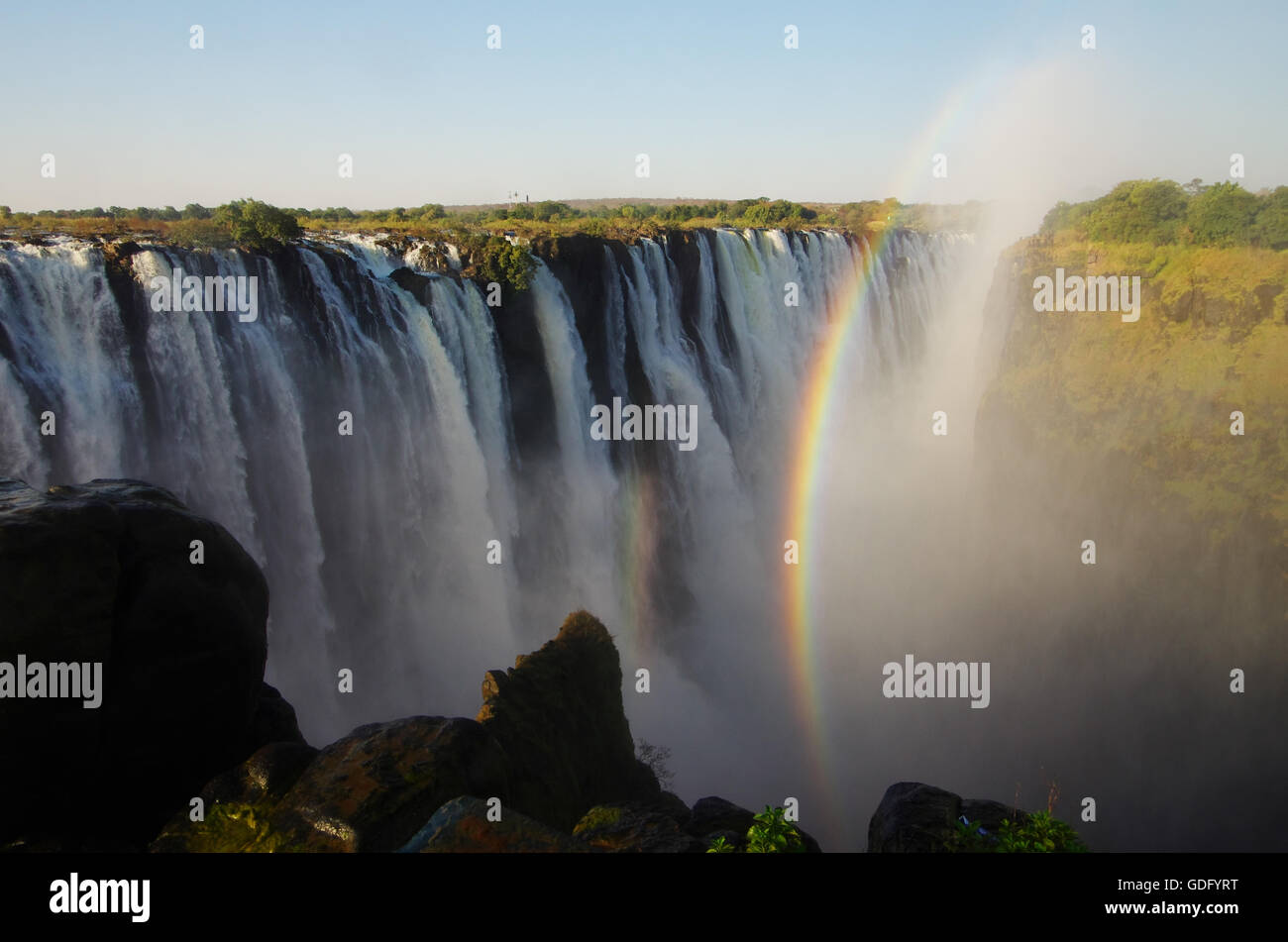 Victoria falls zimbabwe rainforest hi-res stock photography and images ...