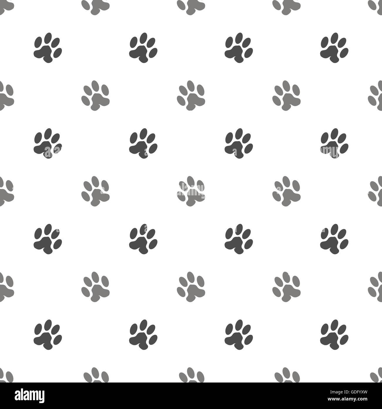 Seamless Cat Animal Paw Pattern Stock Vector Image & Art - Alamy