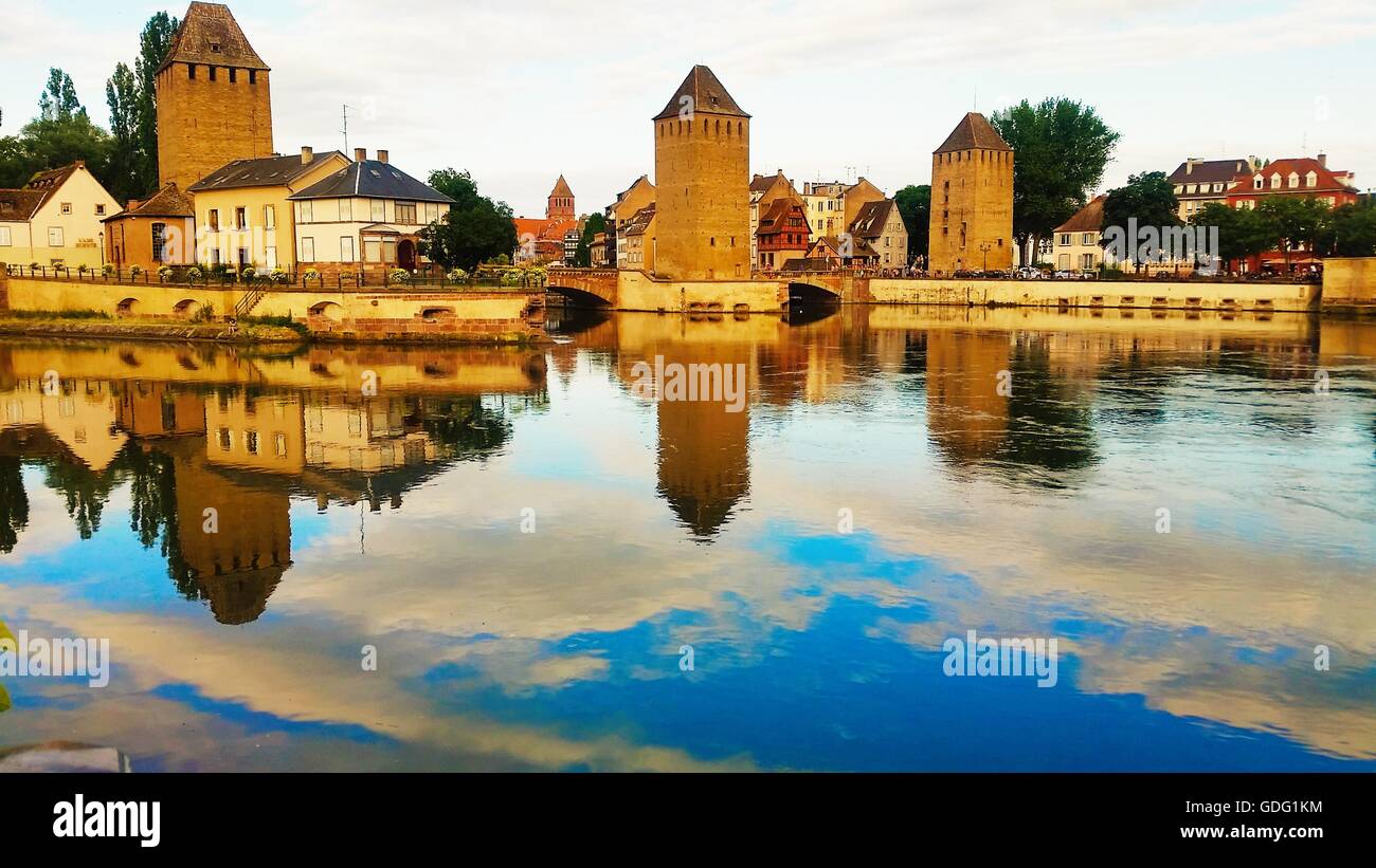 Pont Couverts Outside Petite France, Strasbourg Stock Photo - Alamy