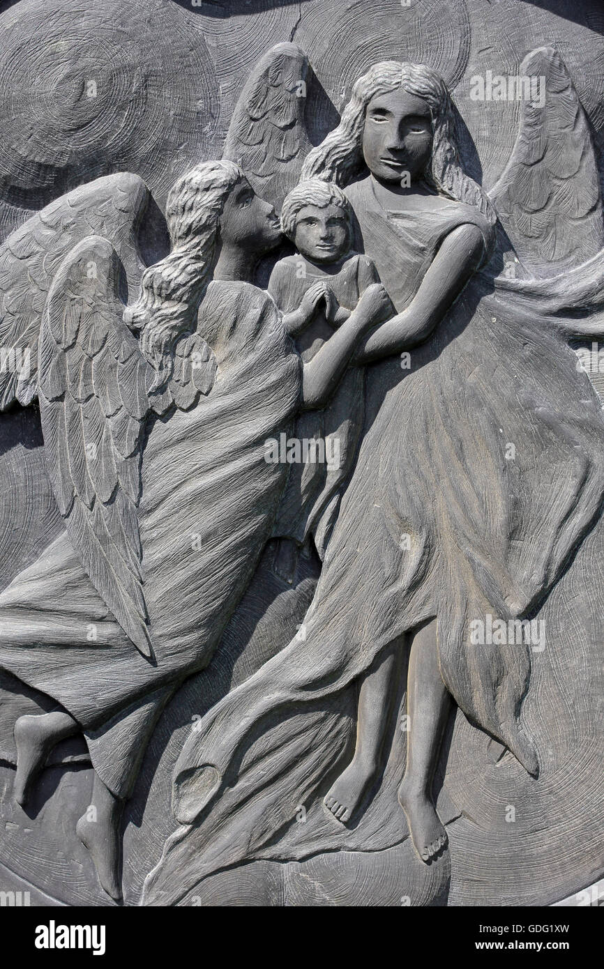 The angel of death engraving hi-res stock photography and images - Alamy