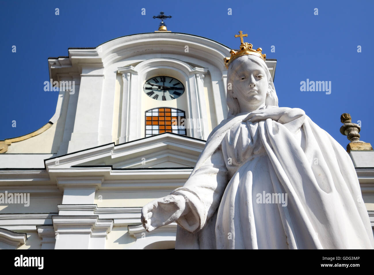 Virgin Mary of Mount Calvary Stock Photo - Alamy