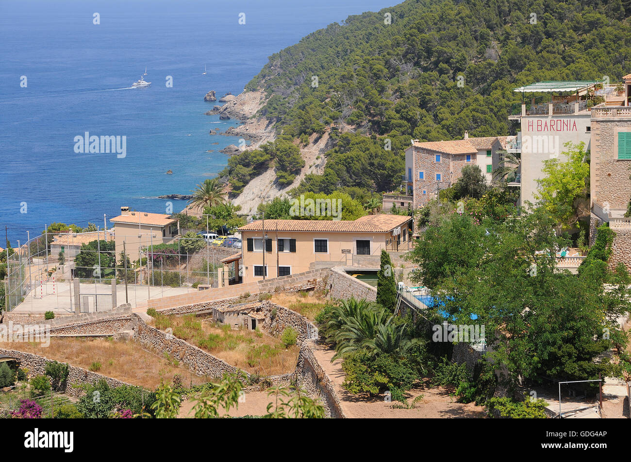 Majorca, Mallorca, Balearic Islands, Olive Trees, Viewpoint, Terrace ...