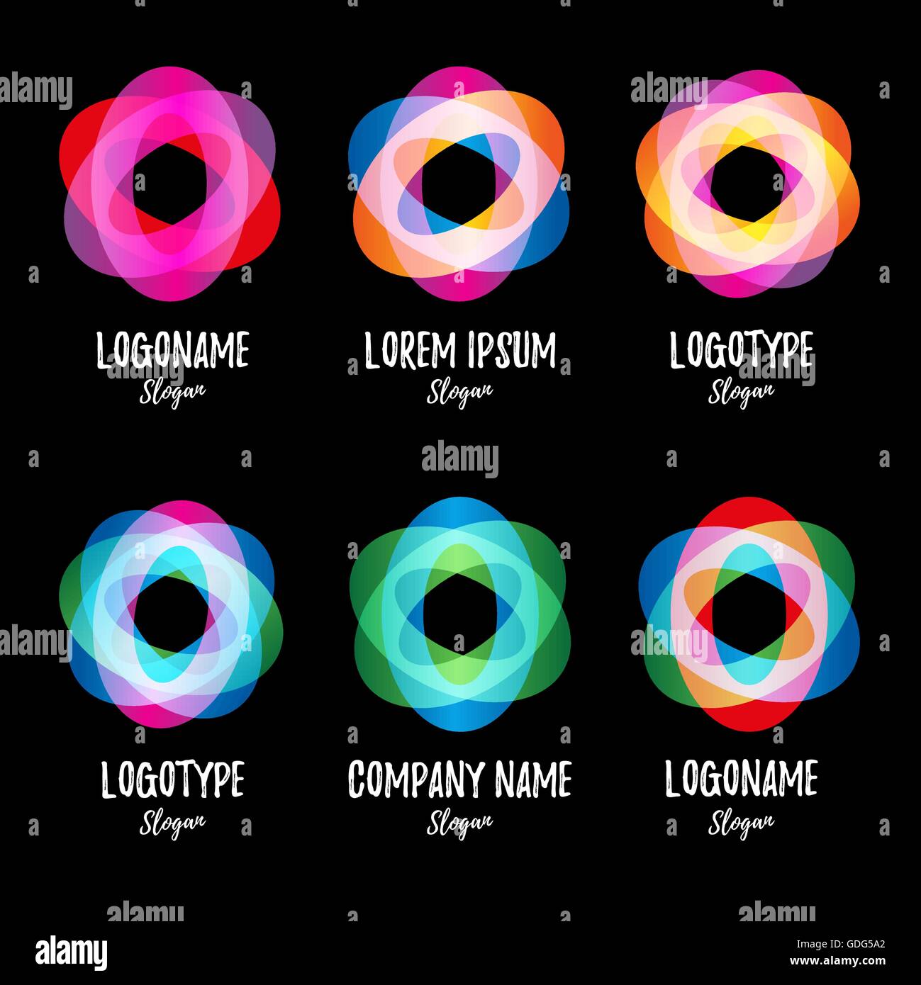 Intersecting ovals hi-res stock photography and images - Alamy