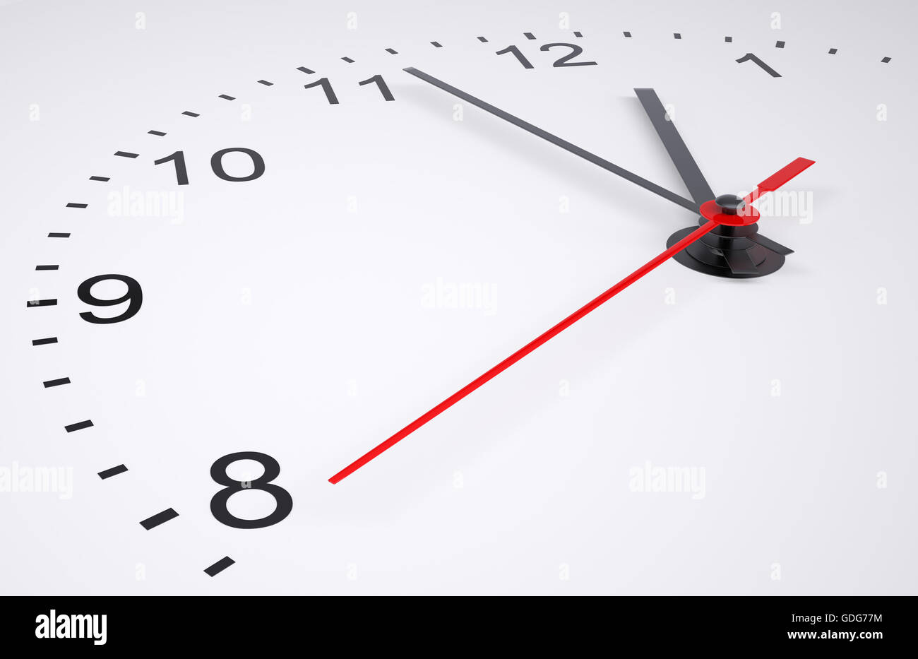 Clock face with numbers Stock Photo - Alamy