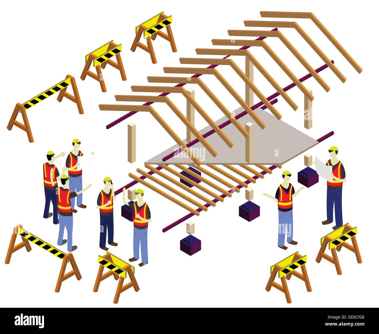 New build house under Stock Vector Images - Alamy