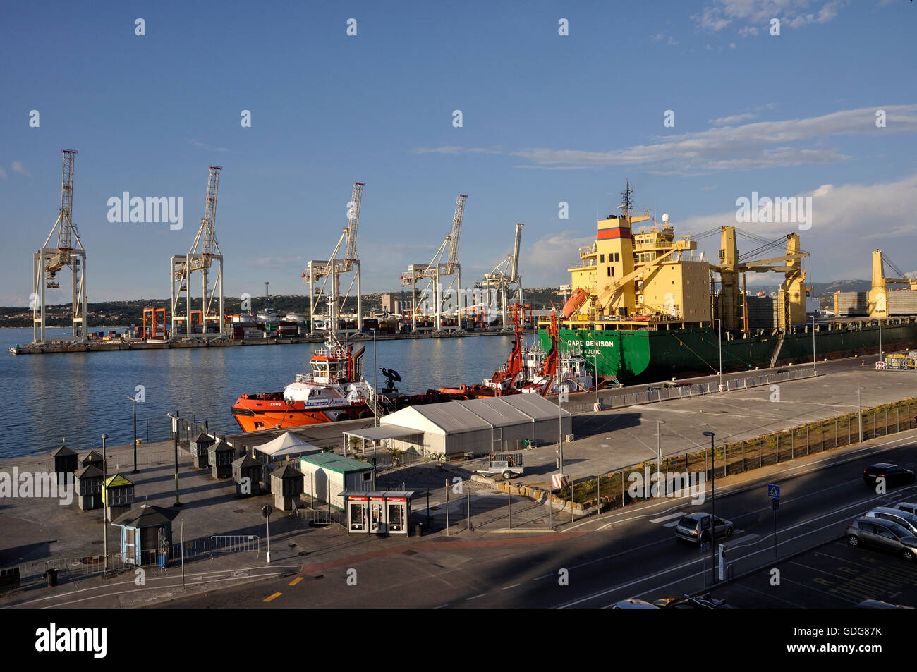 Port of Koper, Slovenia Stock Photo - Alamy