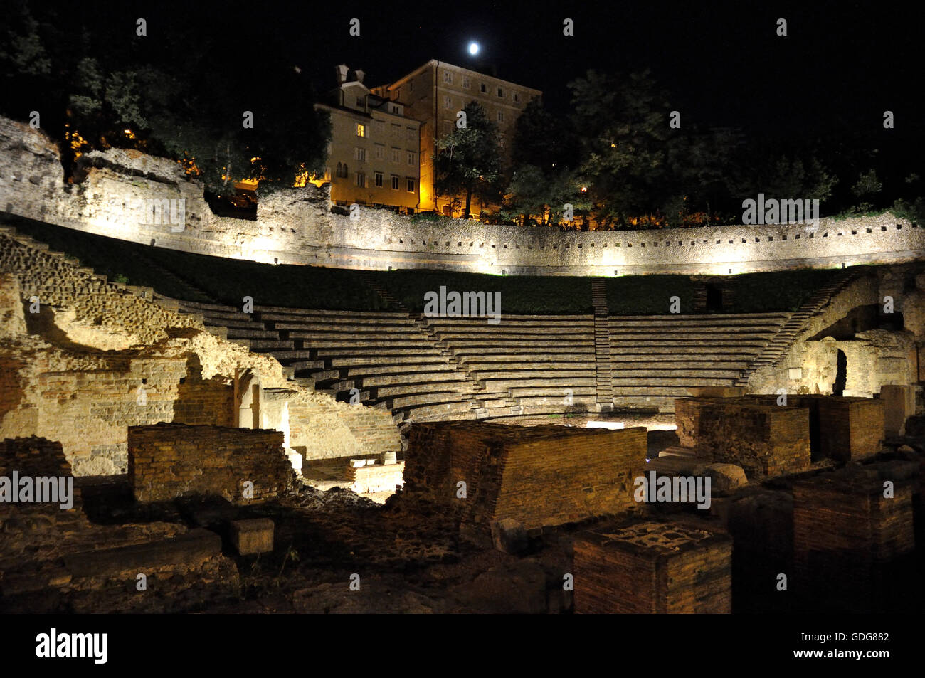The Roman Theatre of Trieste Stock Photo - Alamy