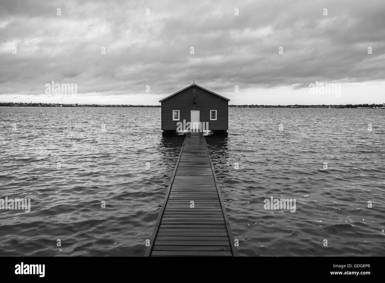The famouse Crawley Edge Boatshed at the Swan river in Perth, Western ...