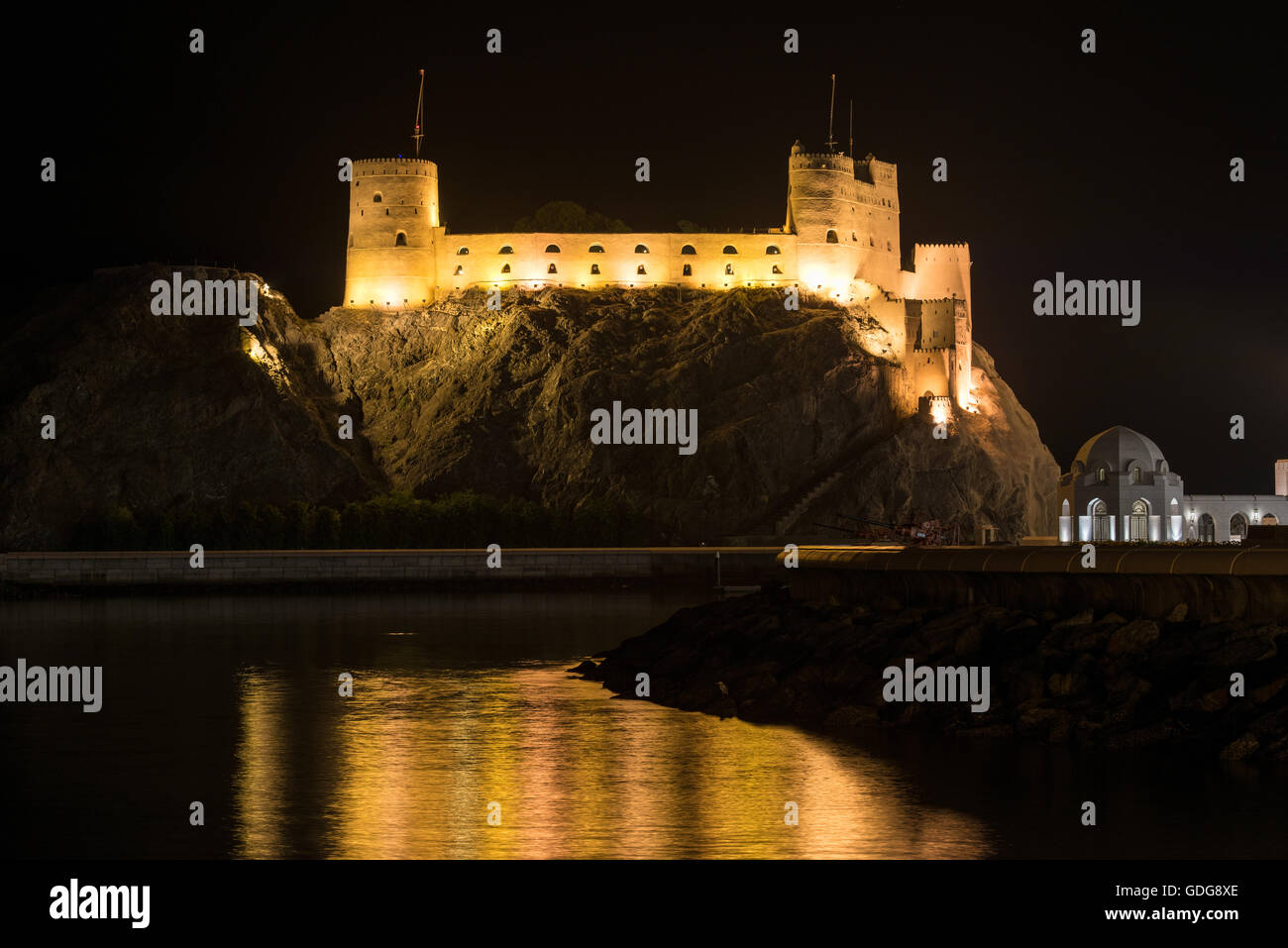 Fort Jalali in Muscat, Oman Stock Photo - Alamy