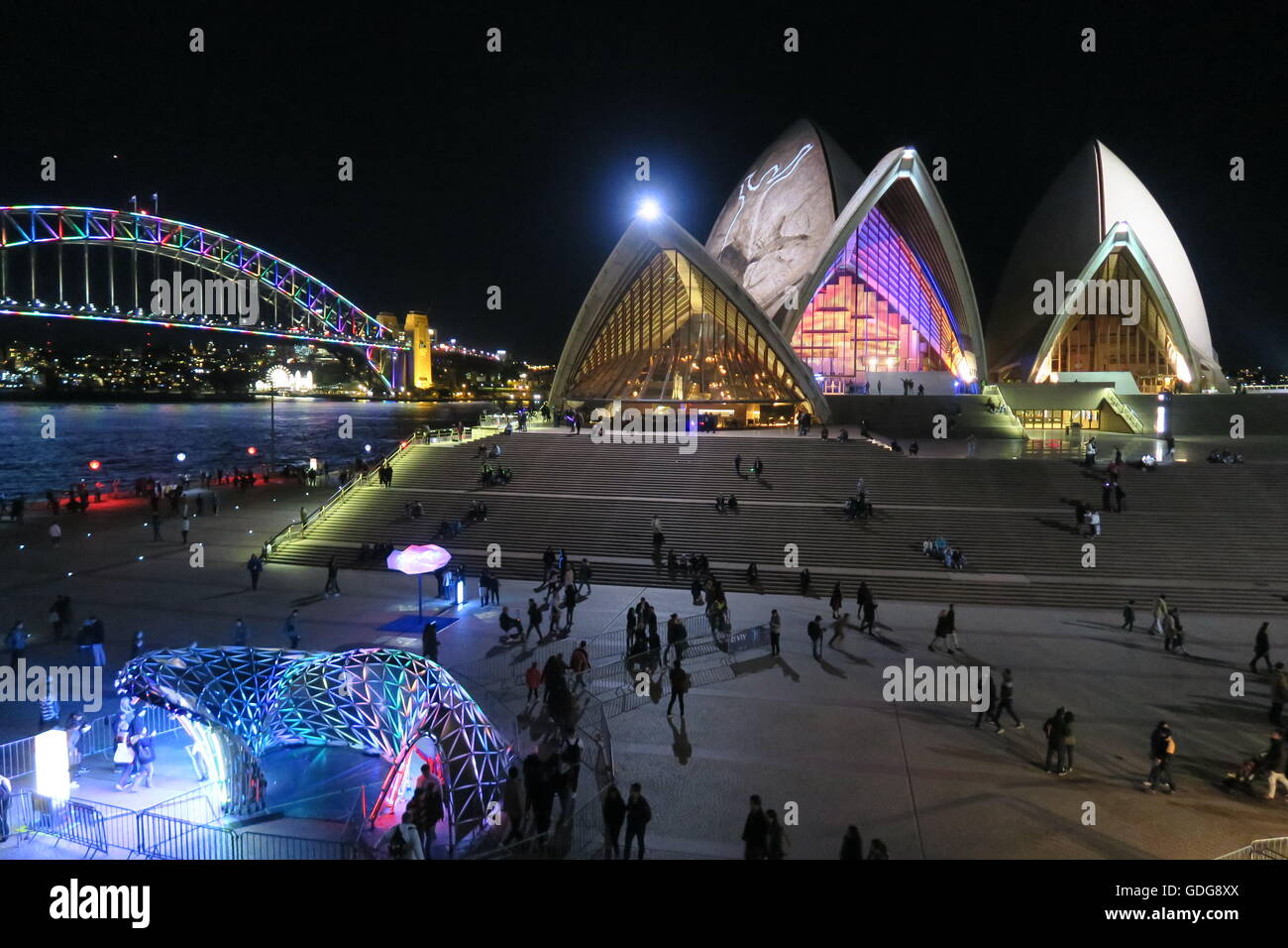 Sydney Opera House during the Annual Vivid Festival Stock Photo - Alamy