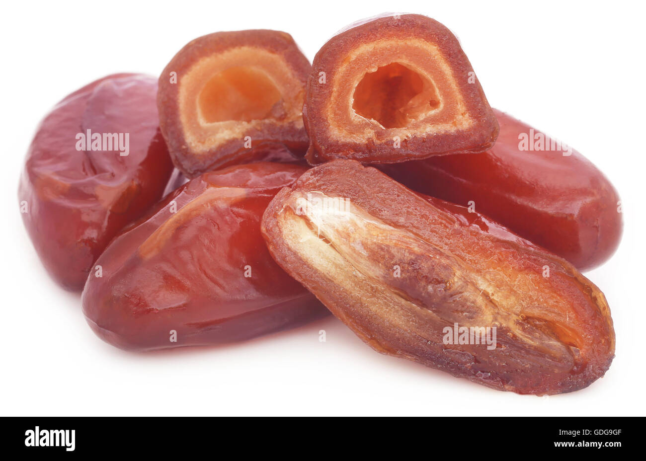 Arabian Dates over white background Stock Photo - Alamy