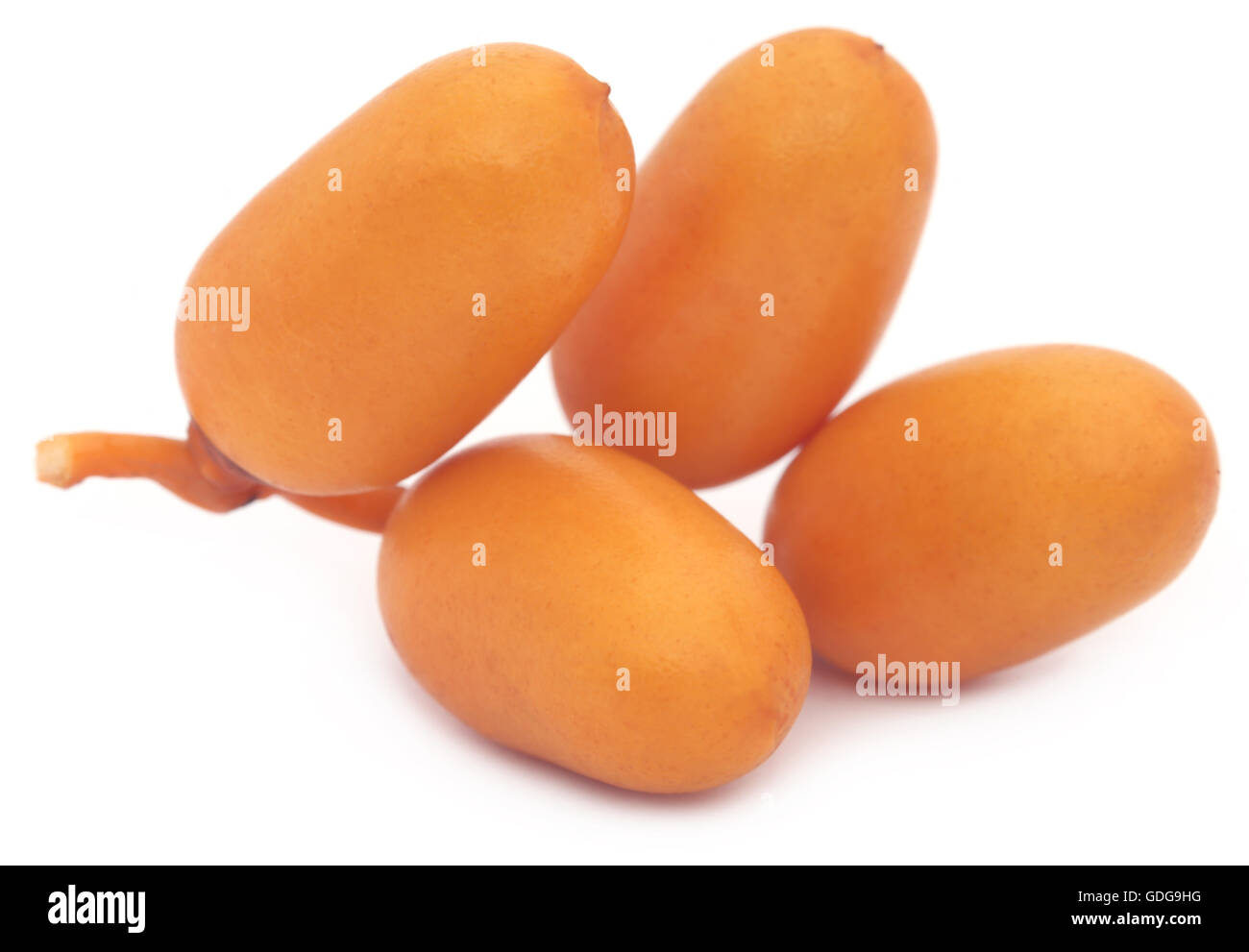 Indian Dates over white background Stock Photo - Alamy