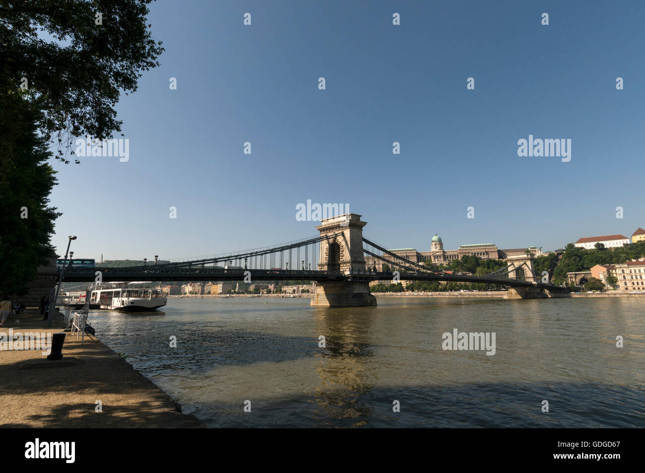 The oldest bridge and the first to connect the two cities, Buda and ...