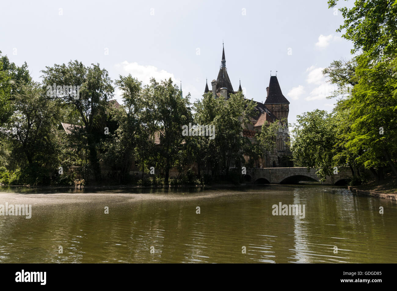 The Vajdahunyad Castle in City Park is a stone's throw from Heroes ...
