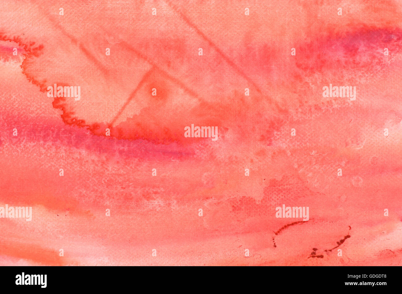red watercolor painted on paper background texture Stock Photo - Alamy