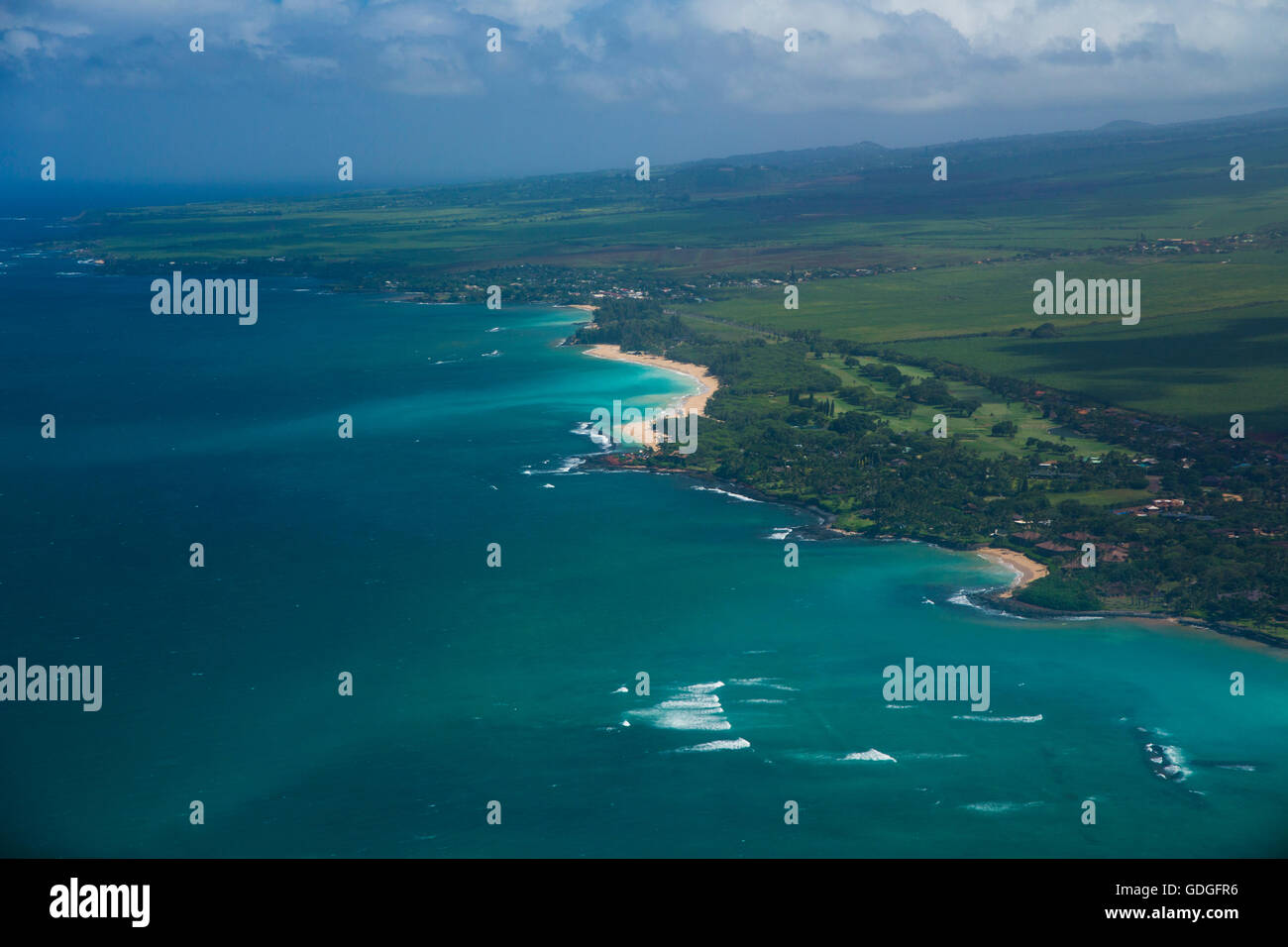 Hawaii aerial hi-res stock photography and images - Alamy