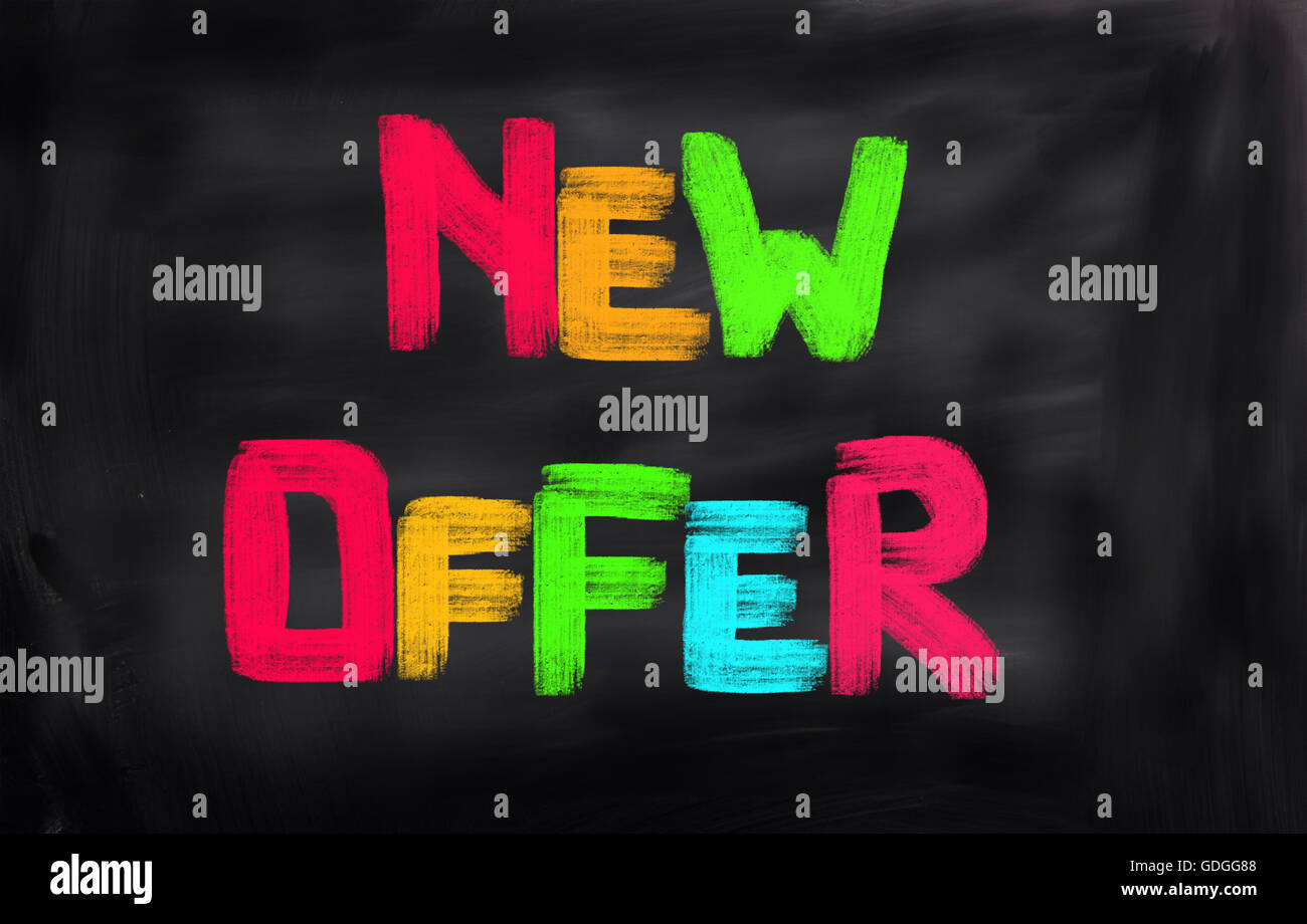 New Offer Concept Stock Photo - Alamy