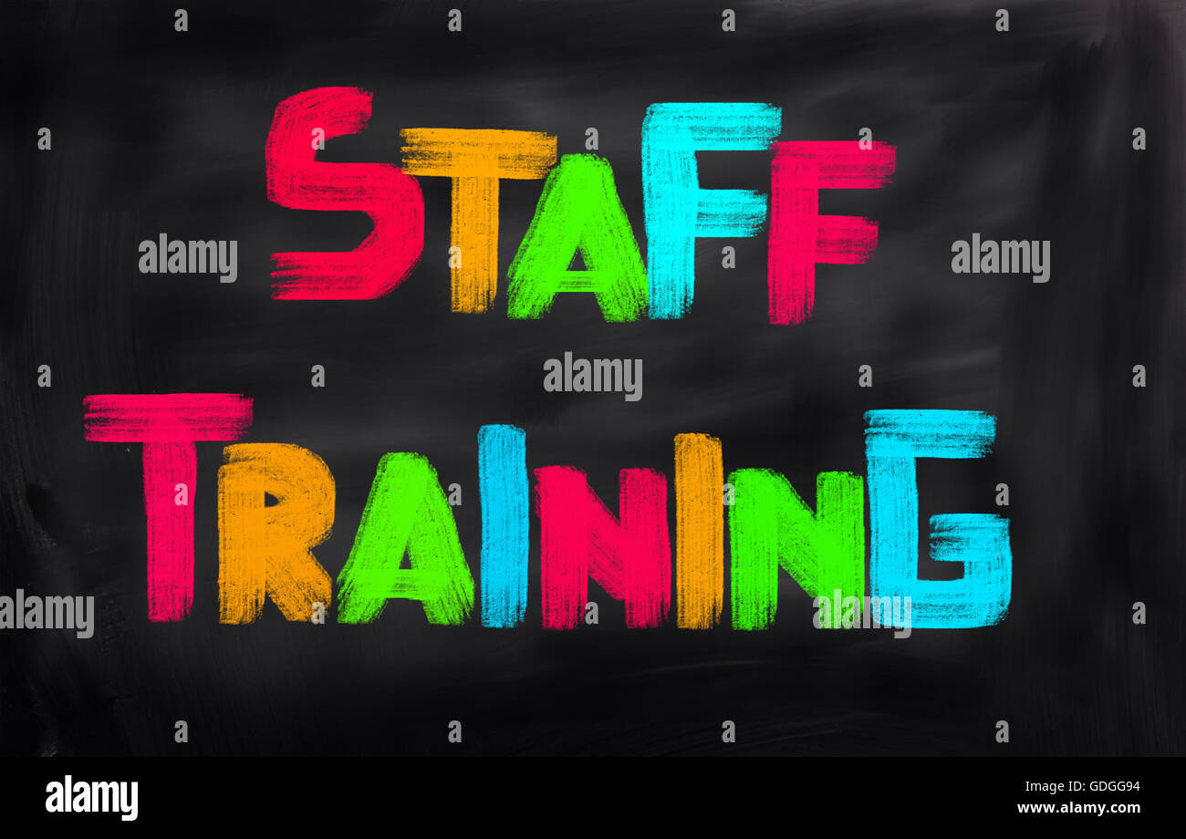 Staff Training Concept Stock Photo - Alamy