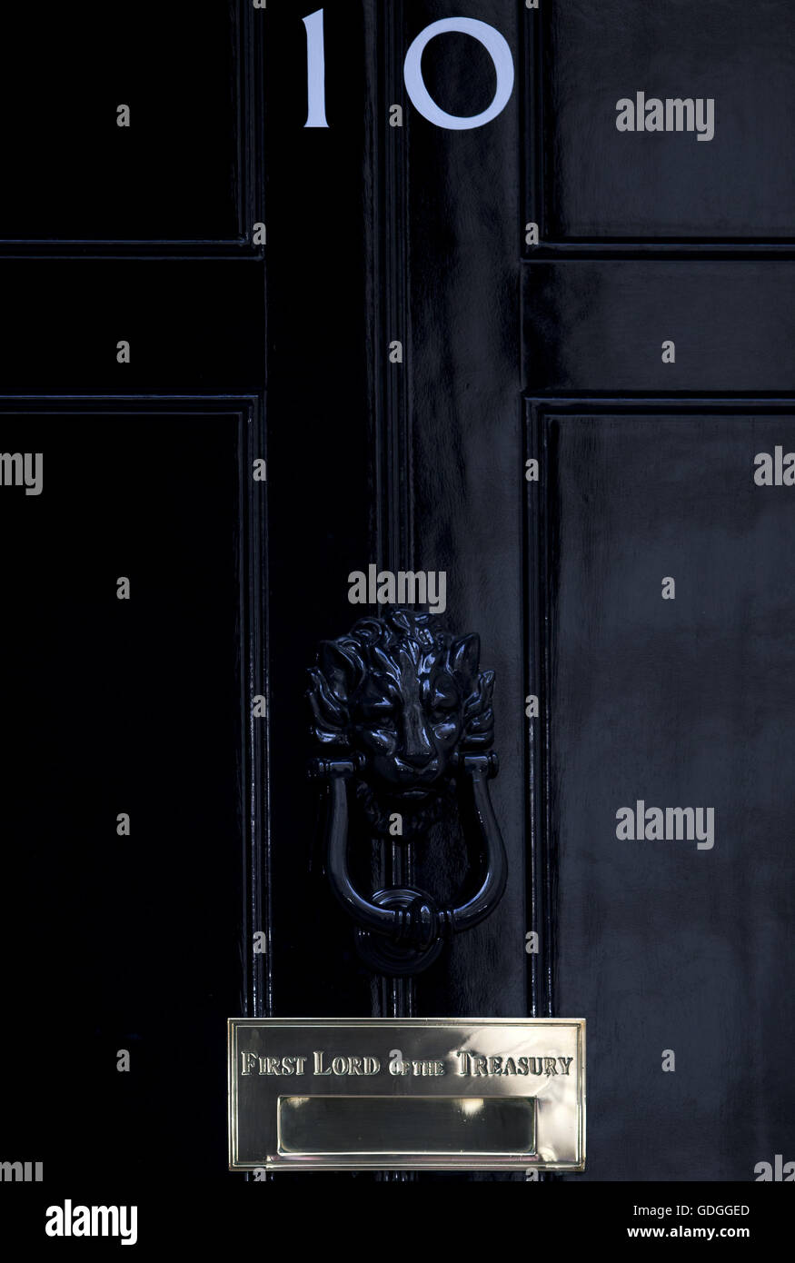 London , UK : The door to Number 10 Downing Street, The official ...