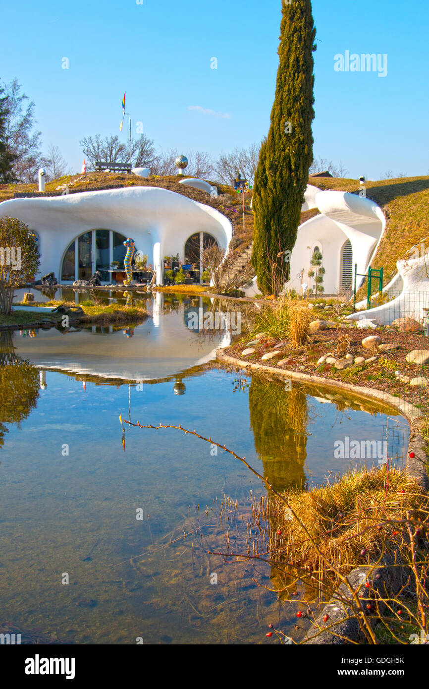 Earth houses by Peter Vetsch Stock Photo - Alamy