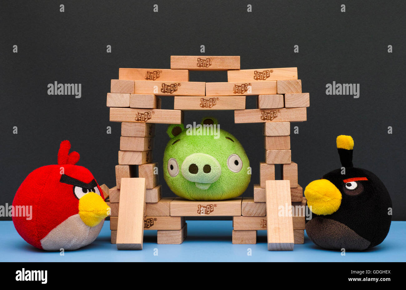 Angry birds pig hi-res stock photography and images - Alamy