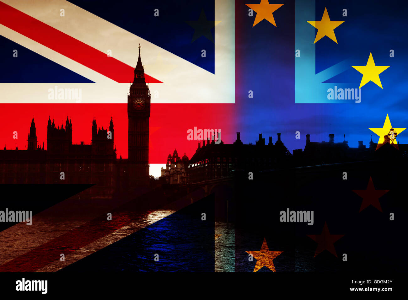 Brexit flag hi-res stock photography and images - Alamy