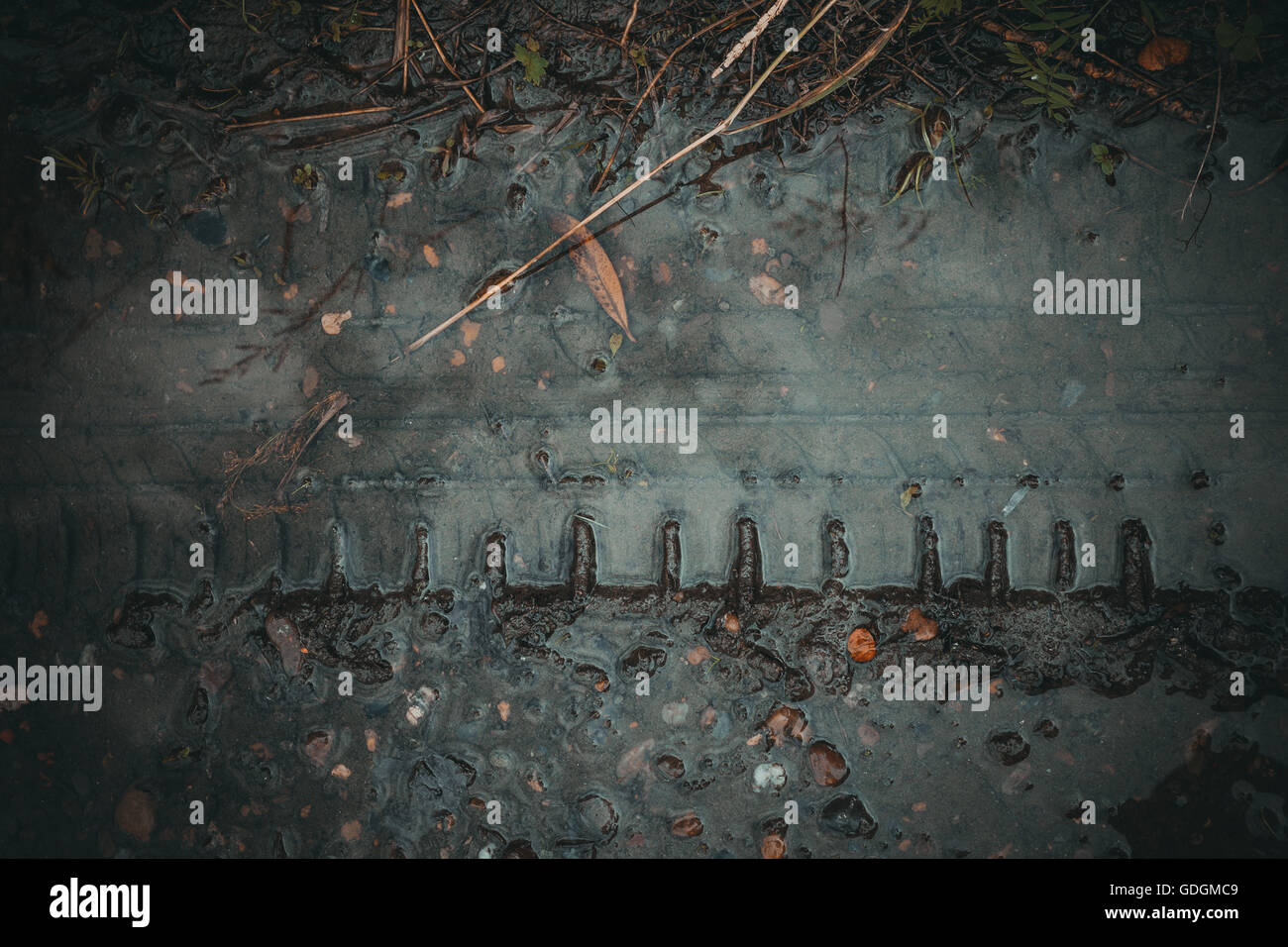 Wheels Tracks In Mud High Resolution Stock Photography and Images - Alamy