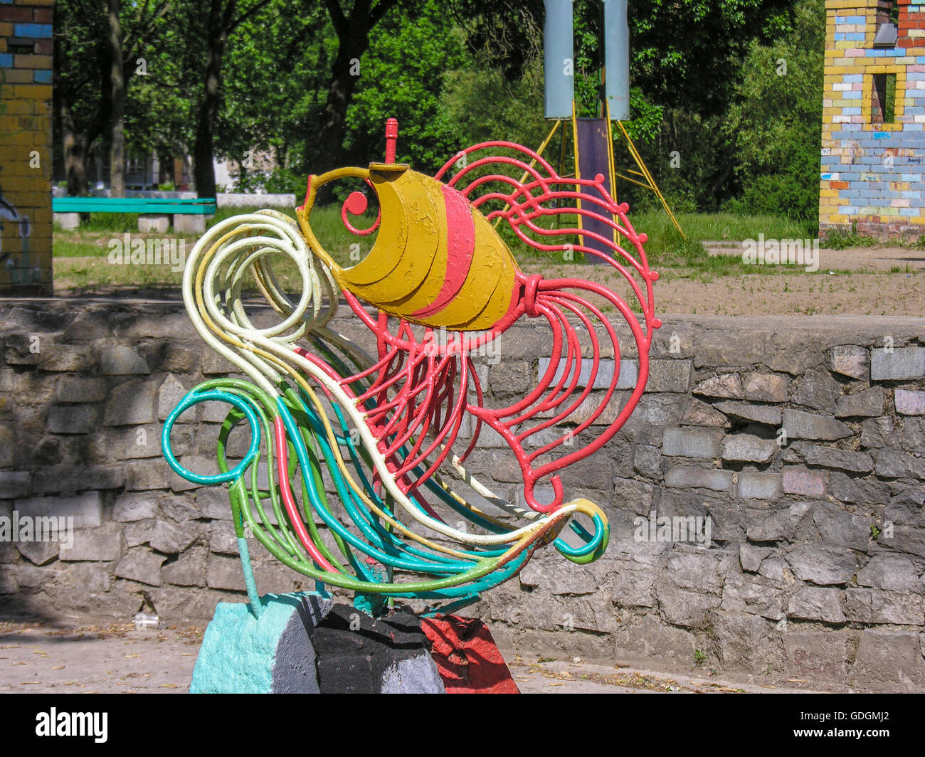 Fish head fountain hi-res stock photography and images - Alamy
