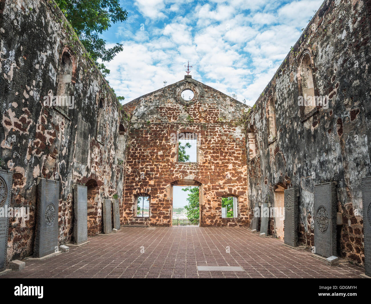 Melaka ruin hi-res stock photography and images - Alamy