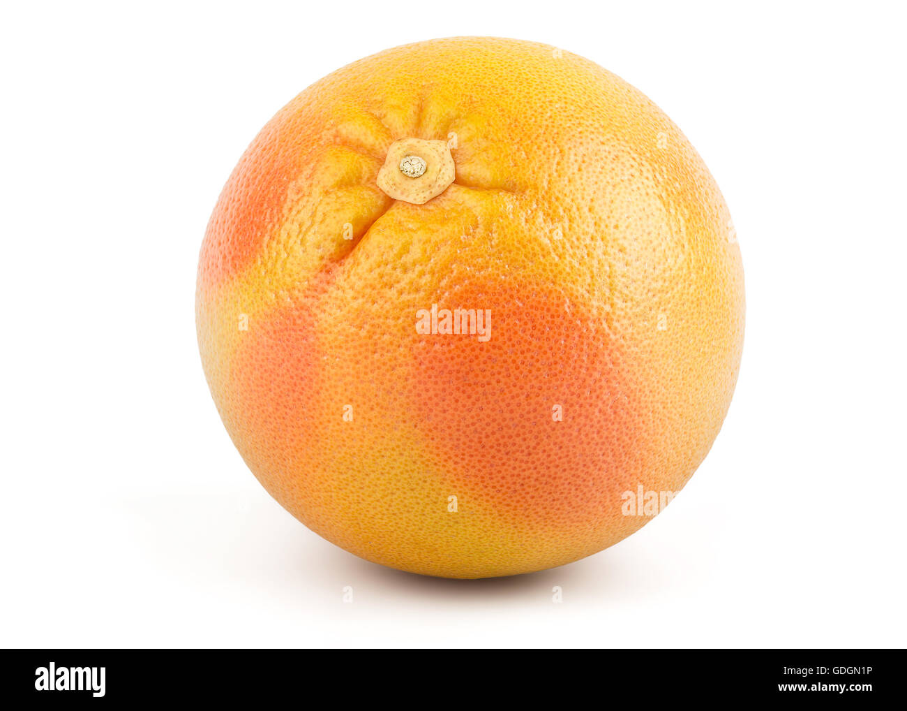 Perfect Fresh Grapefruit Isolated on White Background in Full Depth of ...