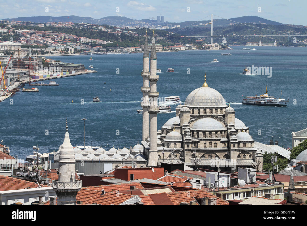 Eminonu New Mosque in Istanbul City, Turkey Stock Photo - Alamy