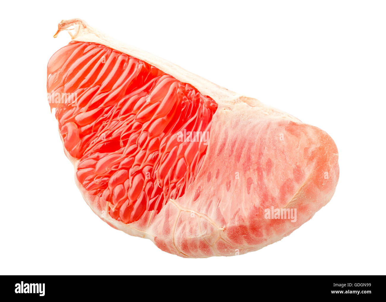 Perfect Fresh Grapefruit Isolated on White Background in Full Depth of ...