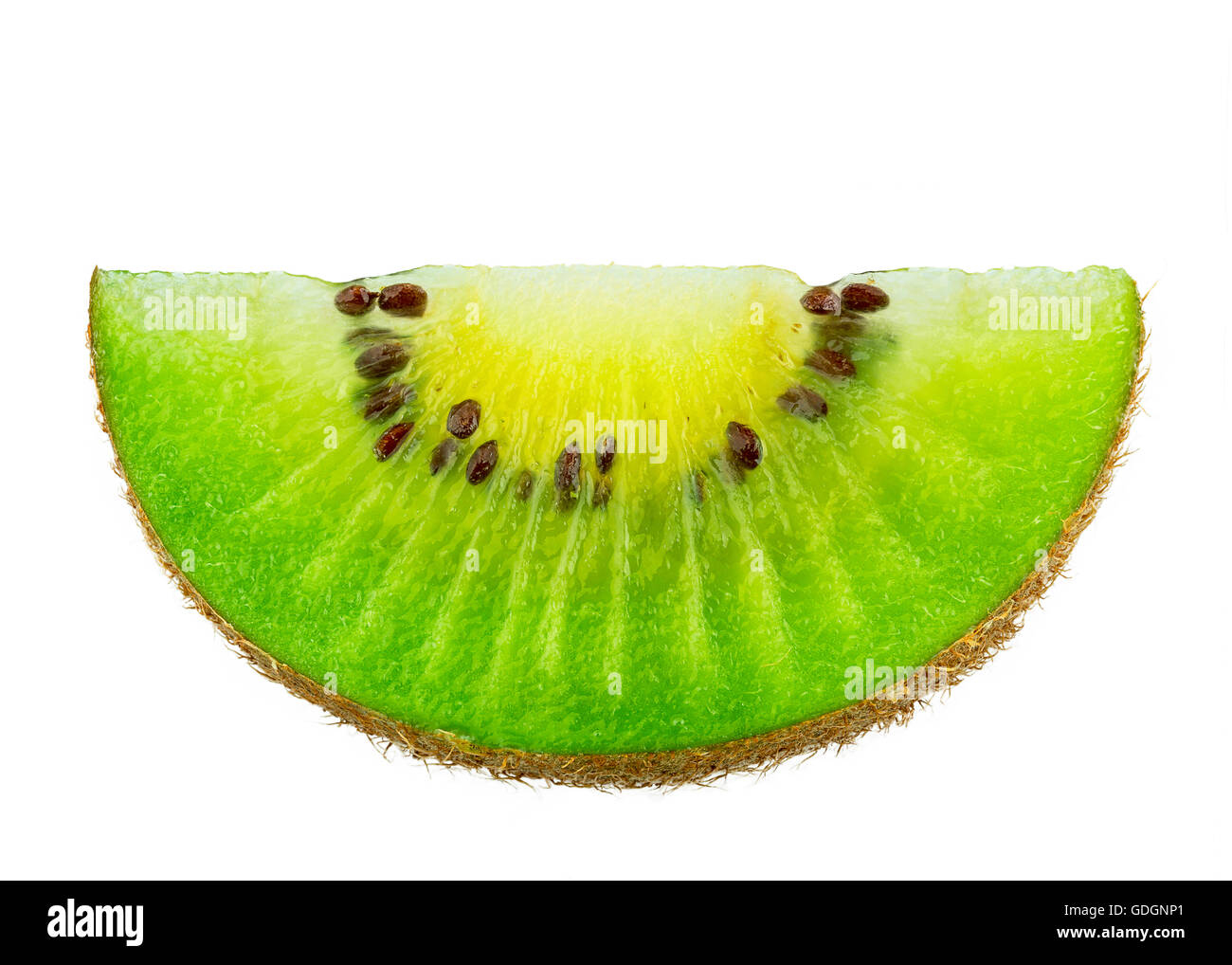 Perfect Fresh Green Kiwi Fruit Isolated on White Background in Full ...