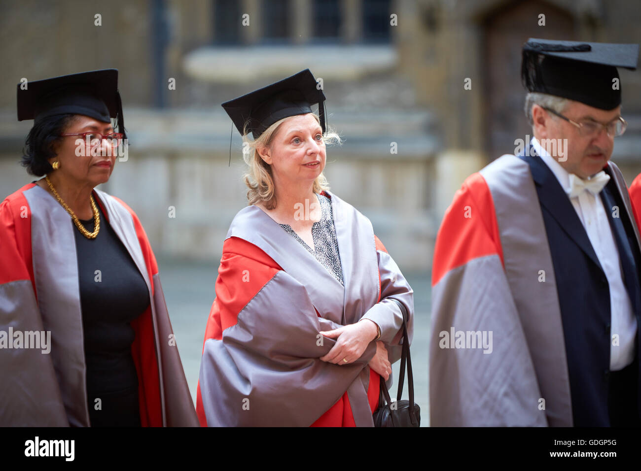 The Encaenia ceremony at the University of Oxford in 2015 including the ...