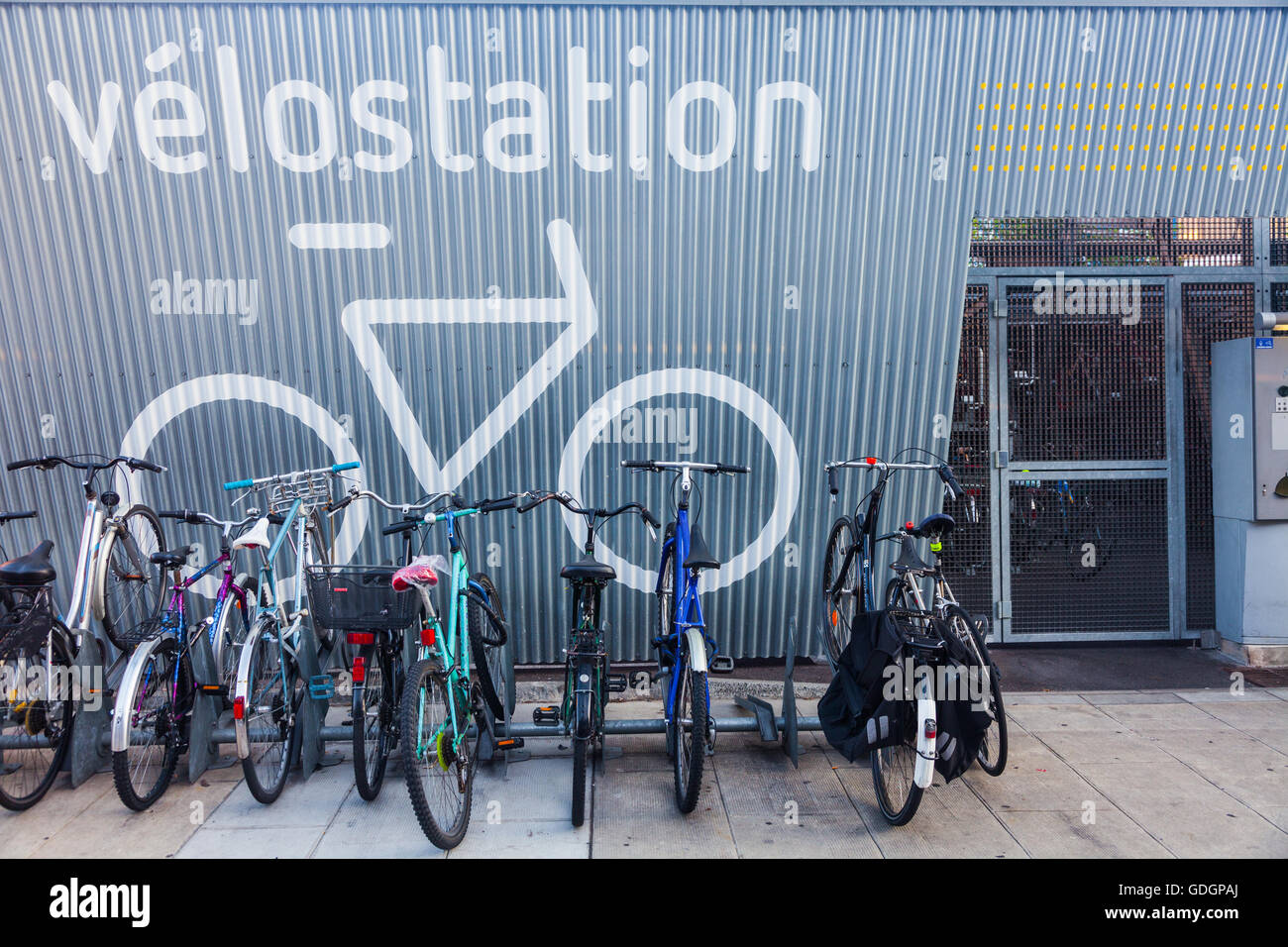 Bicycle storage hi-res stock photography and images - Alamy