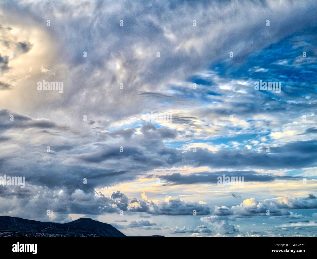 Sky scape over the akamas in latchi cyprus hi-res stock photography and ...