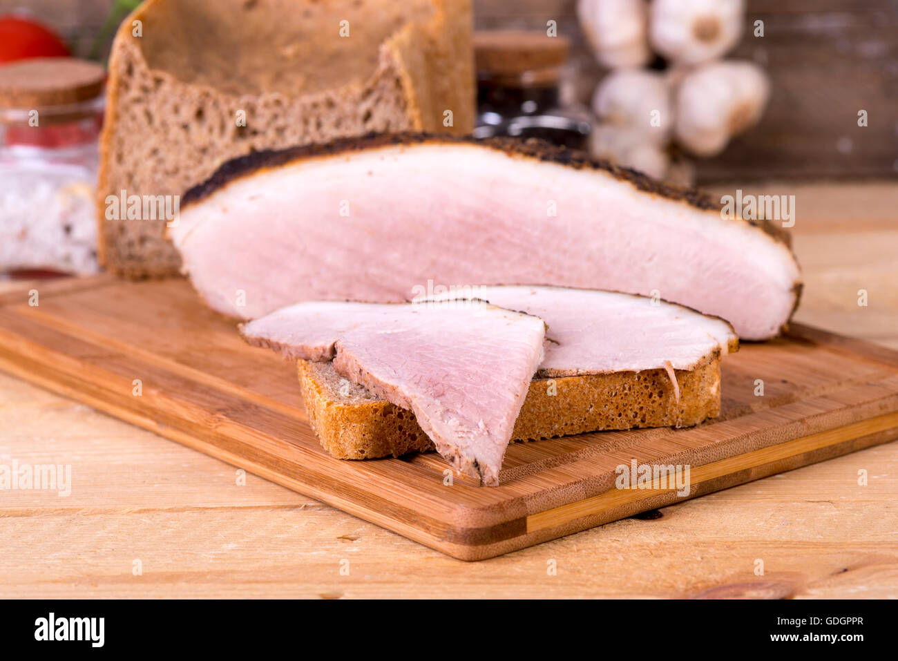 baked ham spices Stock Photo - Alamy