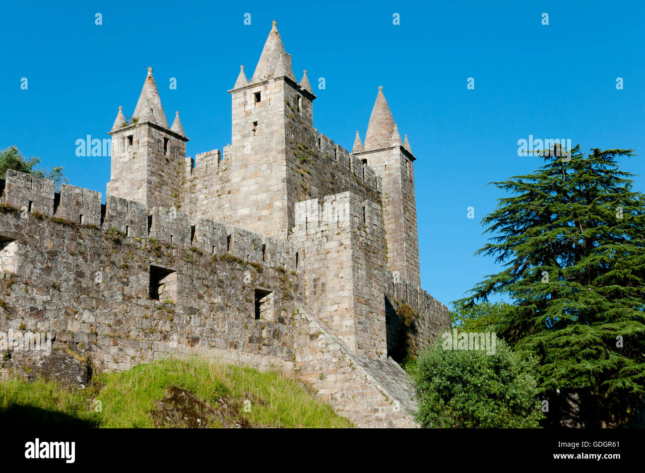 Castle of Santa Maria da Feira - Portugal Stock Photo - Alamy
